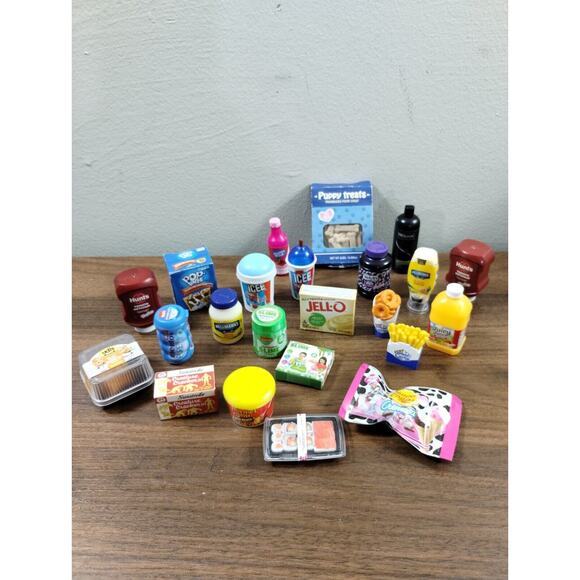 nobrand | Toys | Zuru Mini Brands Lot Bundle Barbie Doll Foods Toys ...